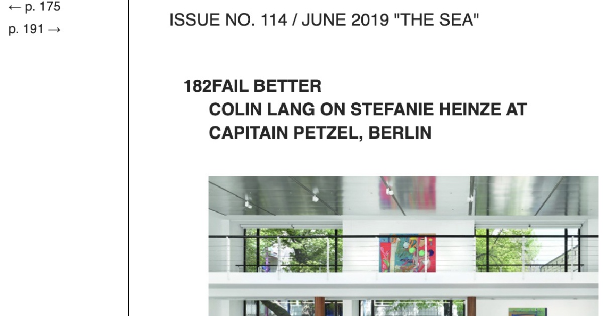 Press | Pippy Houldsworth Gallery